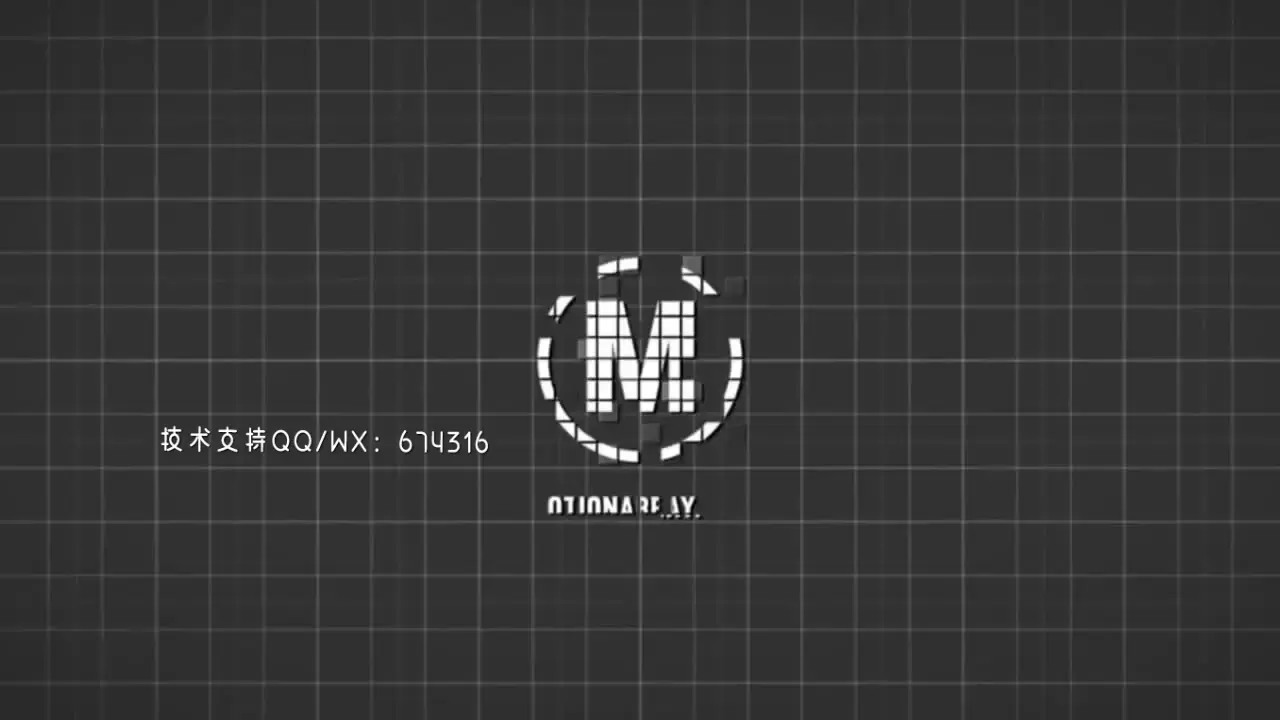 迷你动画动画LOGO标志显示AE模板视频下载(含音频) - 幕后Muhou
